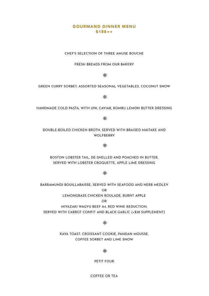 Menu – Sonder